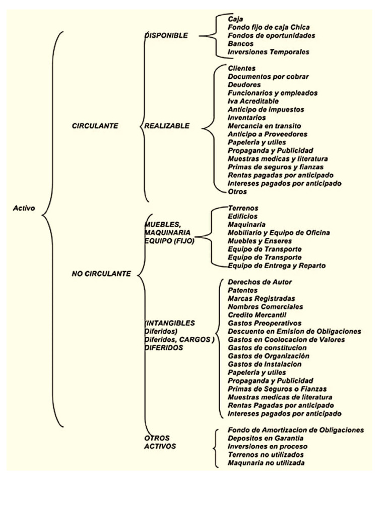 Esquema Balance General | PDF
