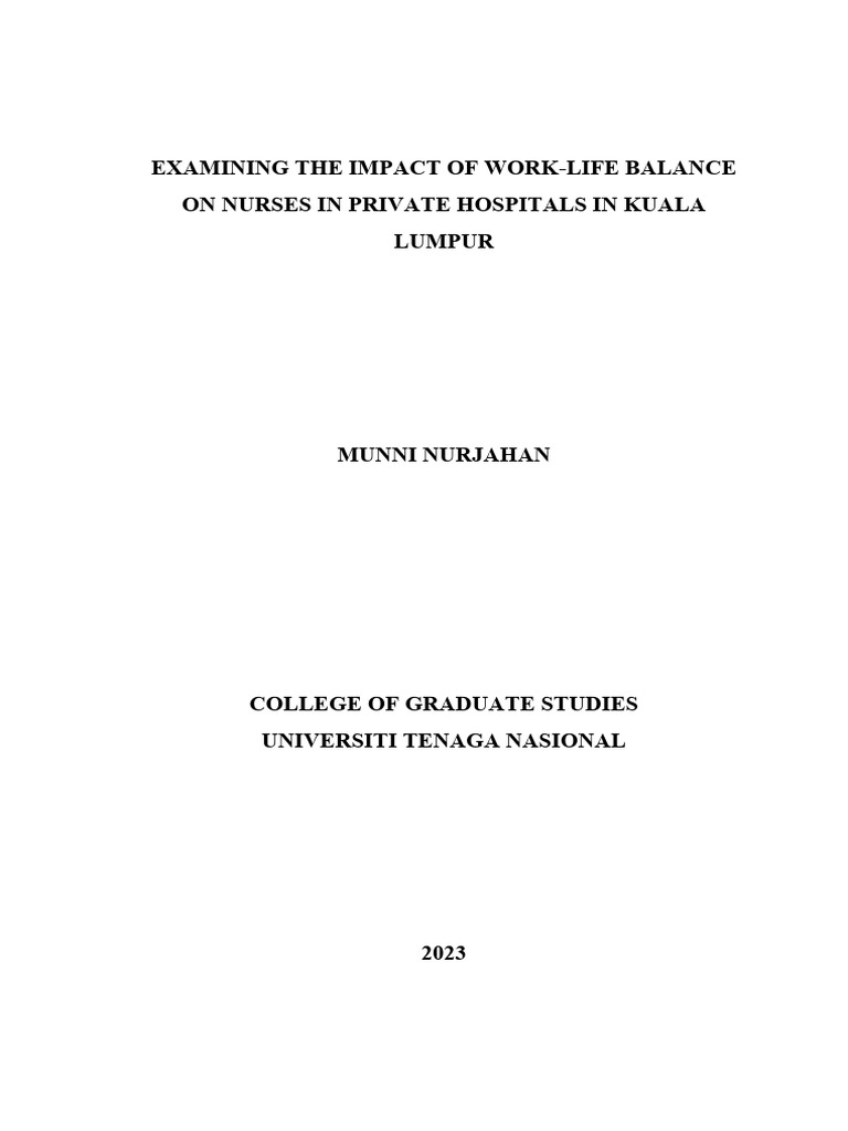 Business Project Munni - Nurjahan Sb23420 | PDF | Job Satisfaction | Employment