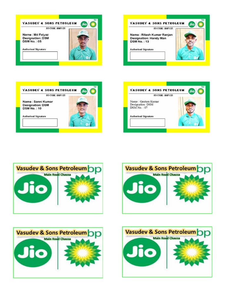 Jio BP Id | PDF