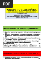 Amanyal'enyoka: Grade 11 Summary Guide | PDF