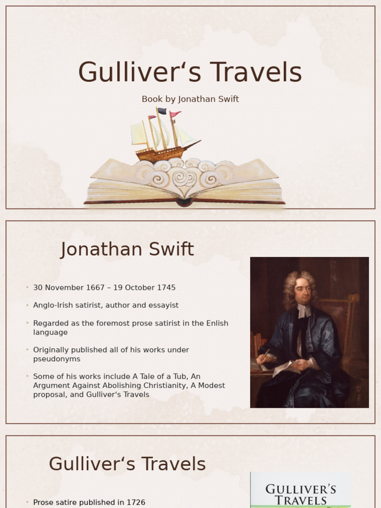 GT Prezentace | PDF | Gulliver's Travels | Jonathan Swift