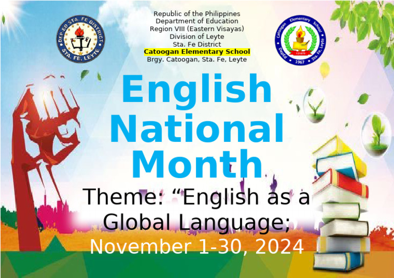 English Month Tarp - 2024-2025 | PDF | Language Arts & Discipline ...