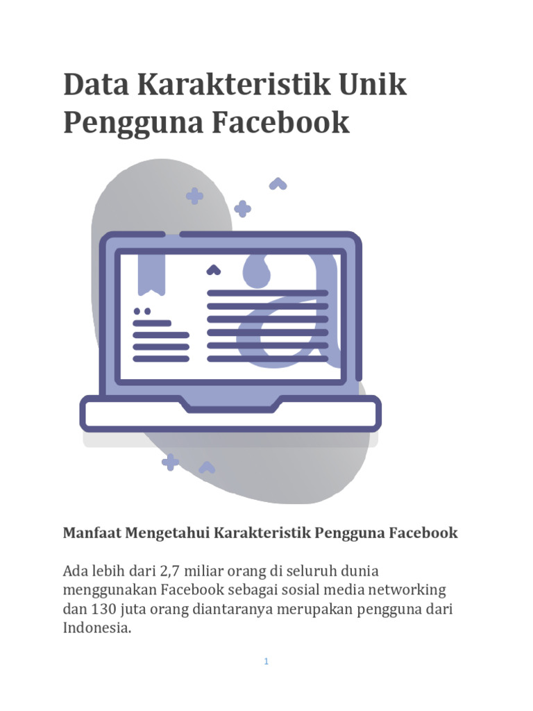 Karakteristik Pengguna Facebook Indonesia | PDF