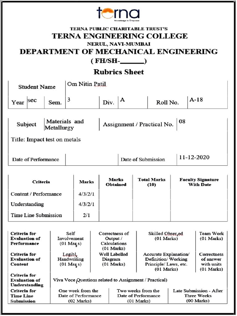 A-18 exp 8 mm | PDF | Physical Sciences | Mechanical Engineering