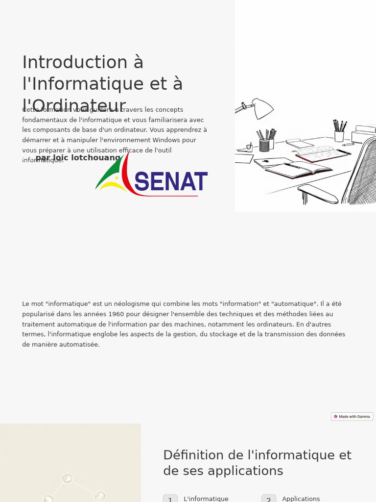 Introduction à l'informatique et aux ordinateurs | PDF | Clavier d'ordinateur | Informatique
