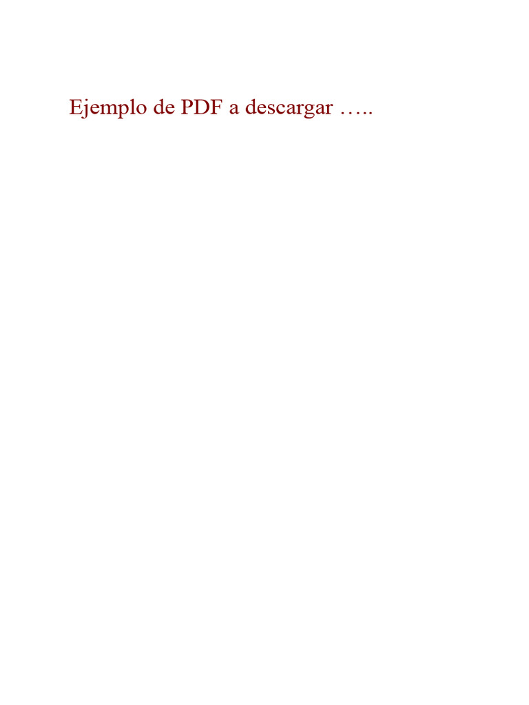 Ejemplo | PDF