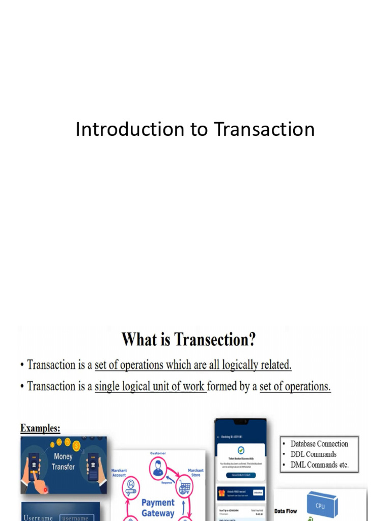 Transaction | PDF