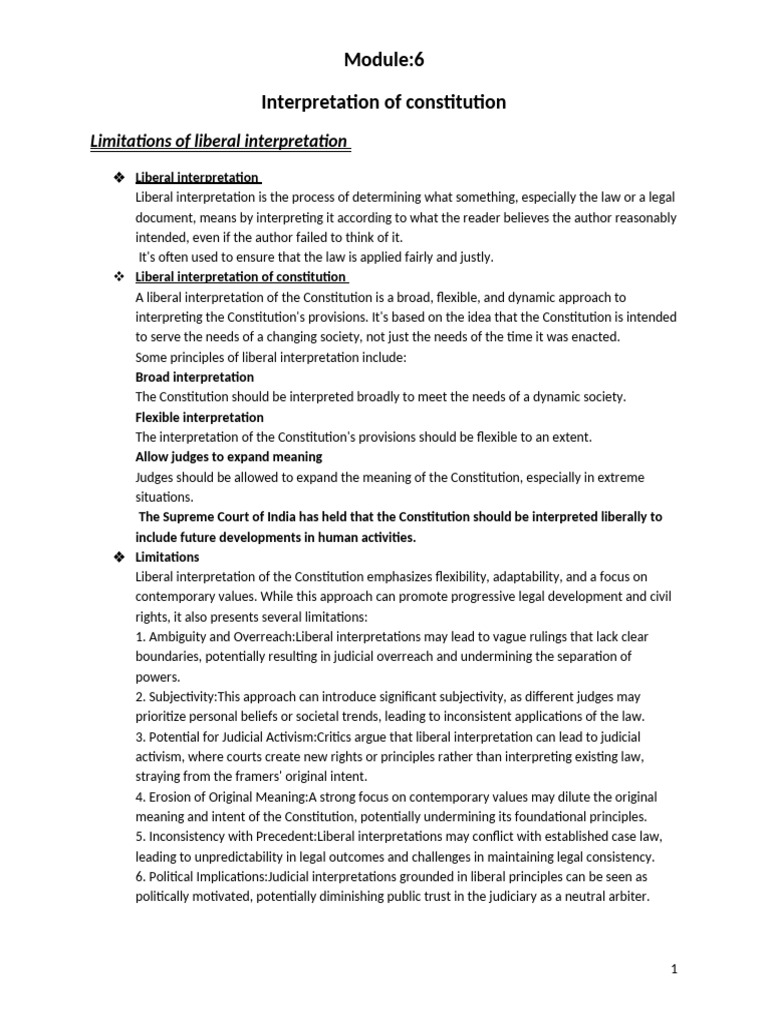 Module 6 Comparative Constitution | PDF | Precedent | Constitution