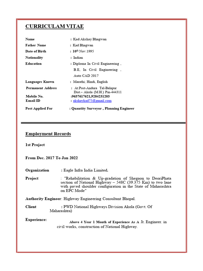 Ak Cv Nov 2024 | PDF