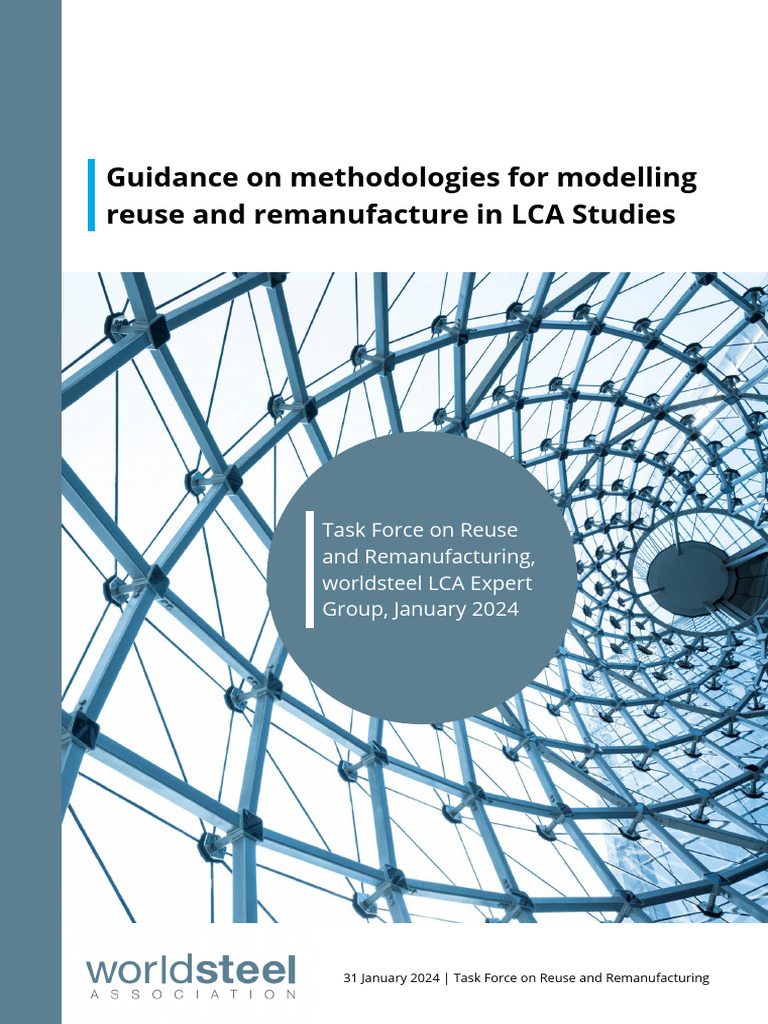 Guidance On Methodologies For Modelling Reuse and Remanufacture in LCA ...