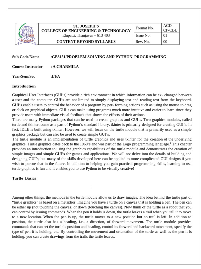 Content Beyond Syllabus | PDF | Graphical User Interfaces | Circle