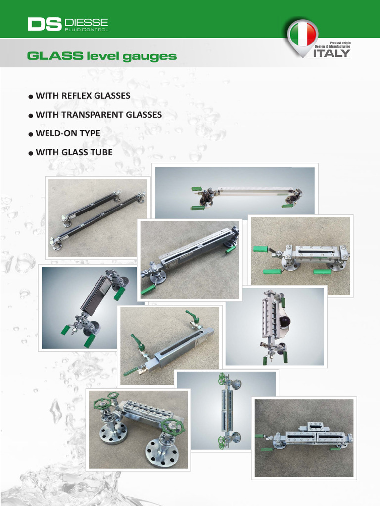 1 Glass Level Gauges | PDF | Corrosion | Valve