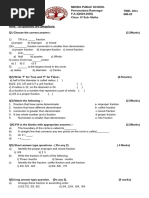 NMTC Previous Test Paper - Practice Sheet 02 - Nurture Batch - Class ...
