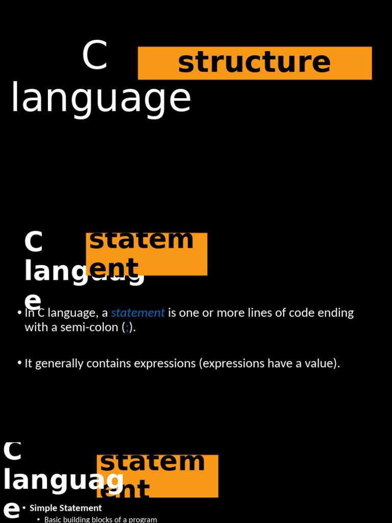 C Lang - Control Statements | PDF | C (Programming Language) | Computer Programming