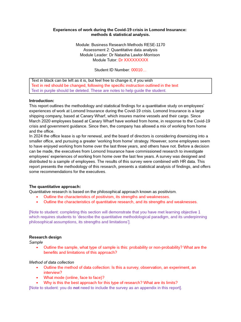 Assessment 2 Template (v4) | PDF | Methodology | Survey Methodology