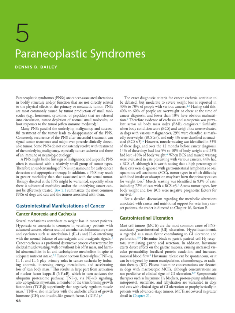 5 - Paraneoplastic Syndro - 2019 - Withrow and MacEwen S Small Animal ...