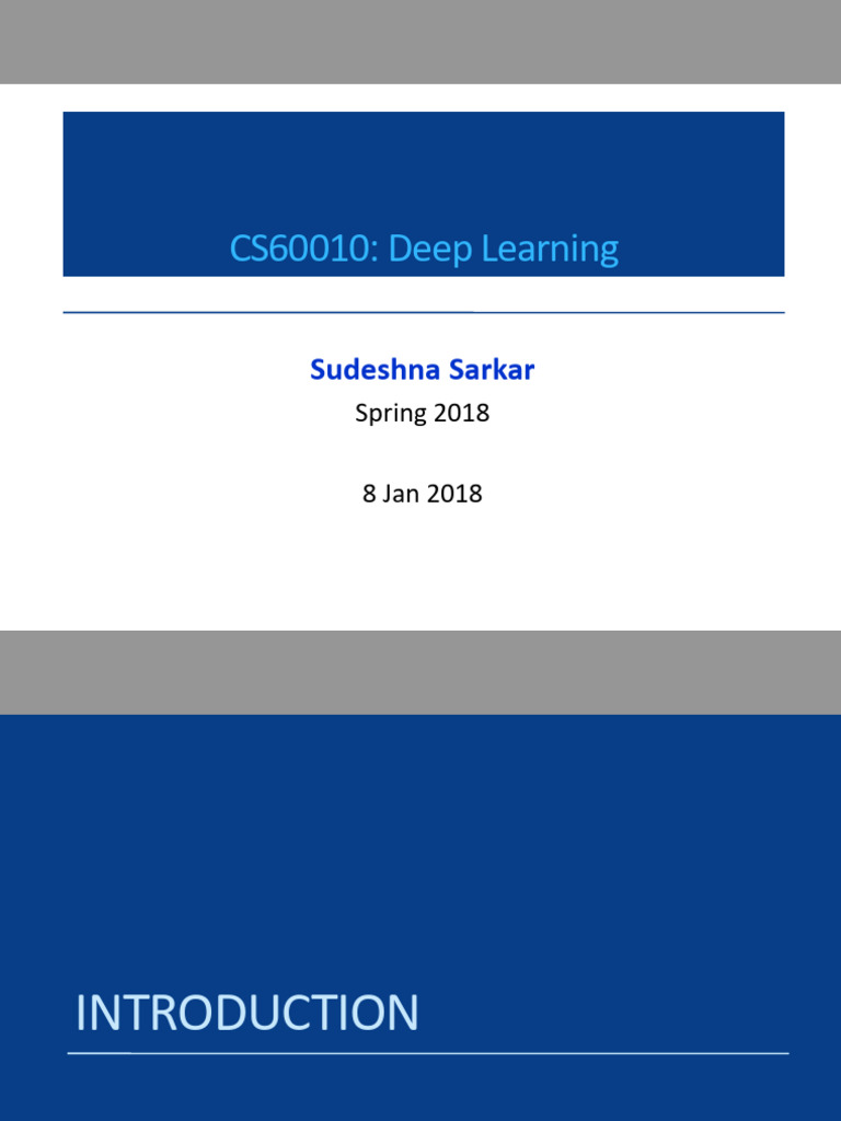 Lec 1 | PDF | Deep Learning | Machine Learning Lec 1 | PDF | Deep Learning | Machine Learning