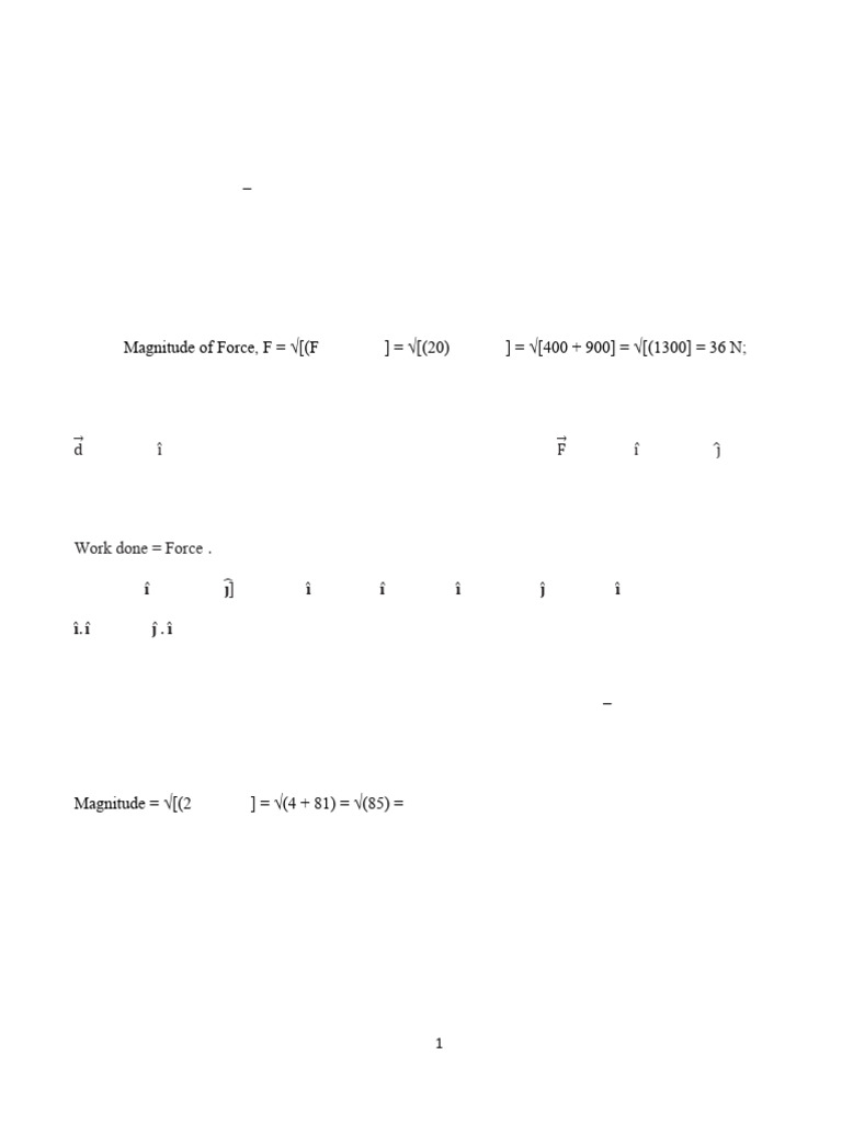 How To Solve Motion Problems Using Vectore Notations | PDF | Teaching Methods & Materials