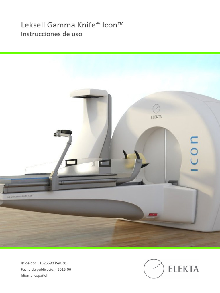 IFU-ES Leksell Gamma Knife Icon 11 1 | PDF | Medicina CLINICA