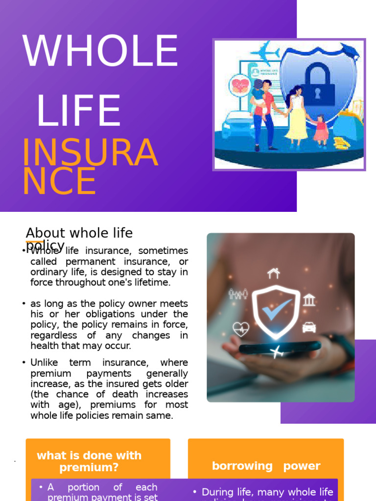 Whole Life Insurance Explained | PDF | Insurance | Microeconomics