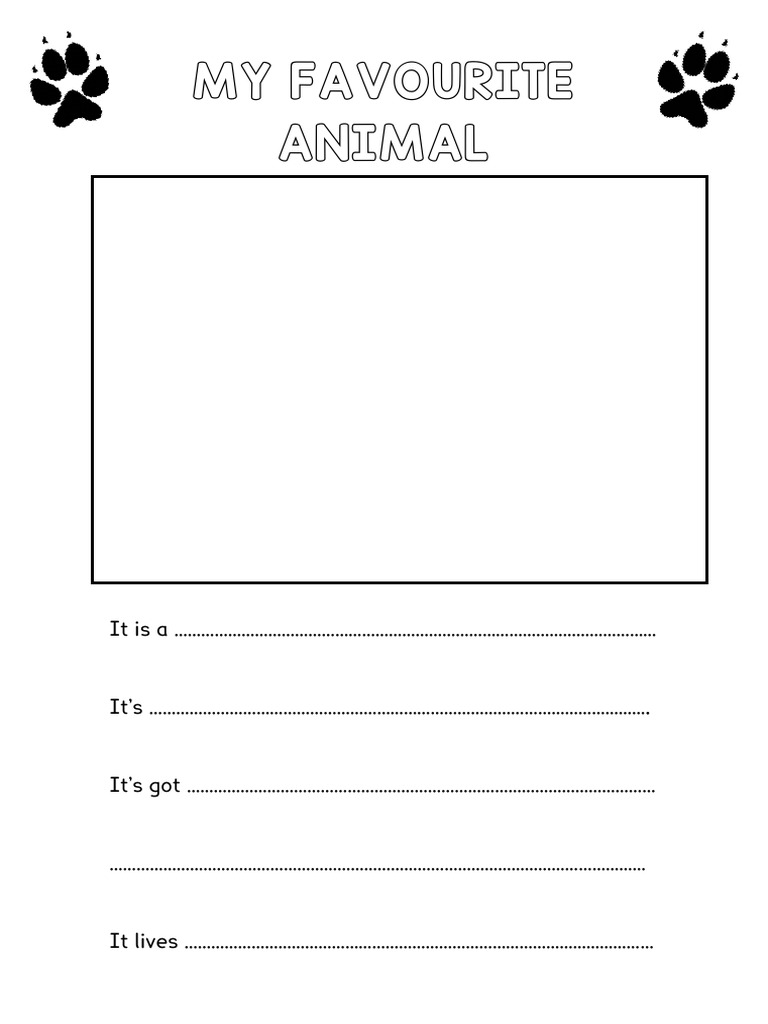 My Favourite Animal | PDF