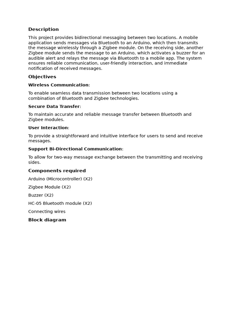 Zigbee Secure Communication Using Arduino Microcontroller Pdf Technology And Engineering