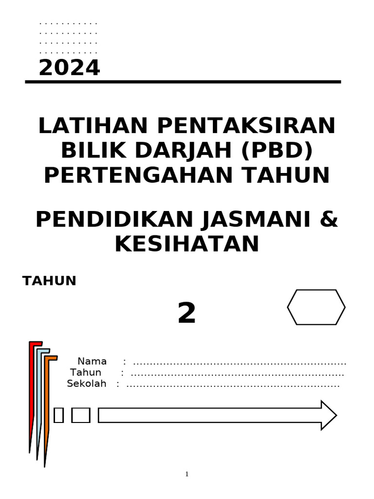 Soalan PJK Tahun 2 Exam 4 | PDF