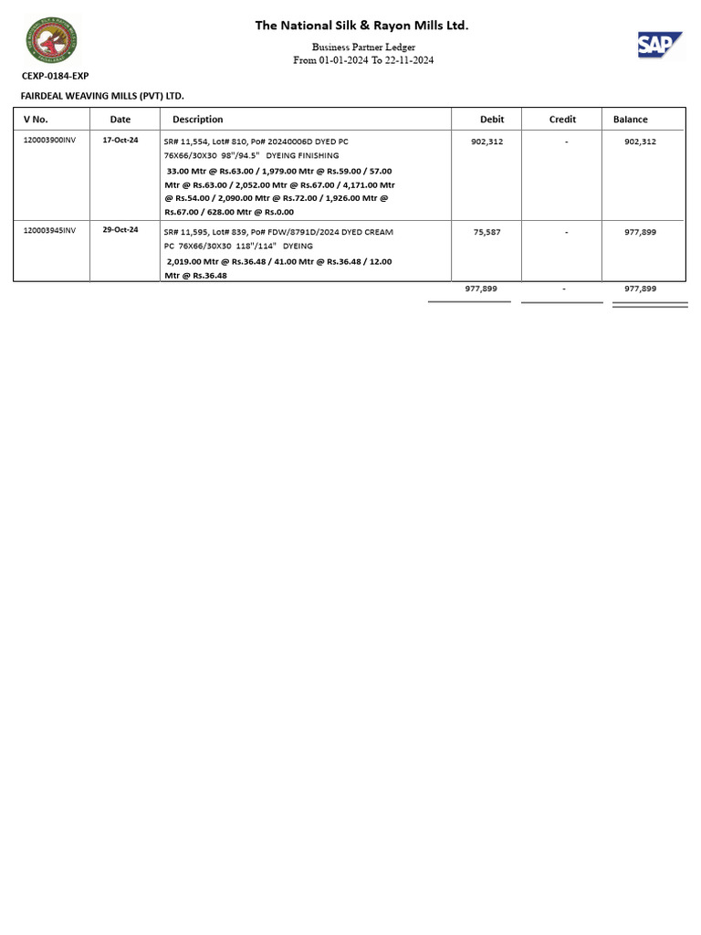 Fairdeal Weaving Mills | PDF | Technology & Engineering