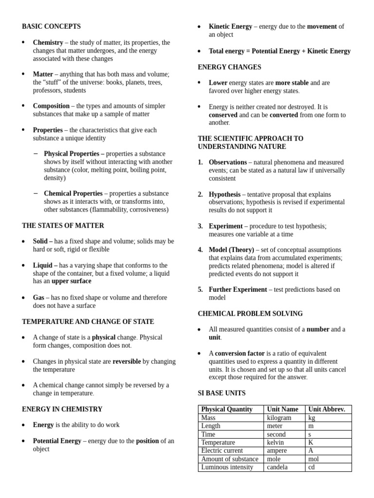 IO Chem Prelim Reviewer | PDF | Chemistry | Chemical Substances