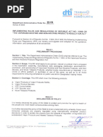 Implementing RA 11900 Regulations | PDF | Electronic Cigarette