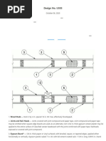Fire Resistance Ratings - ANSI/UL 263: Design No. U305 | PDF | Drywall | Framing (Construction)