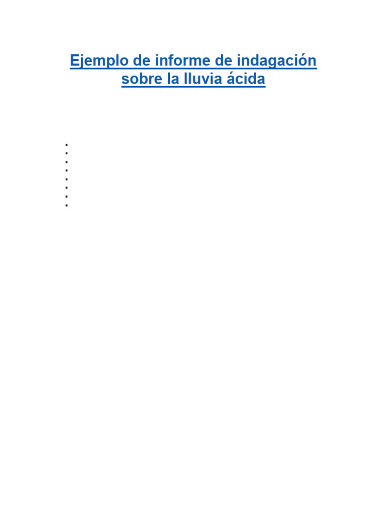 Efectos de la Lluvia Ácida en Plantas | PDF | Agua | Lluvia