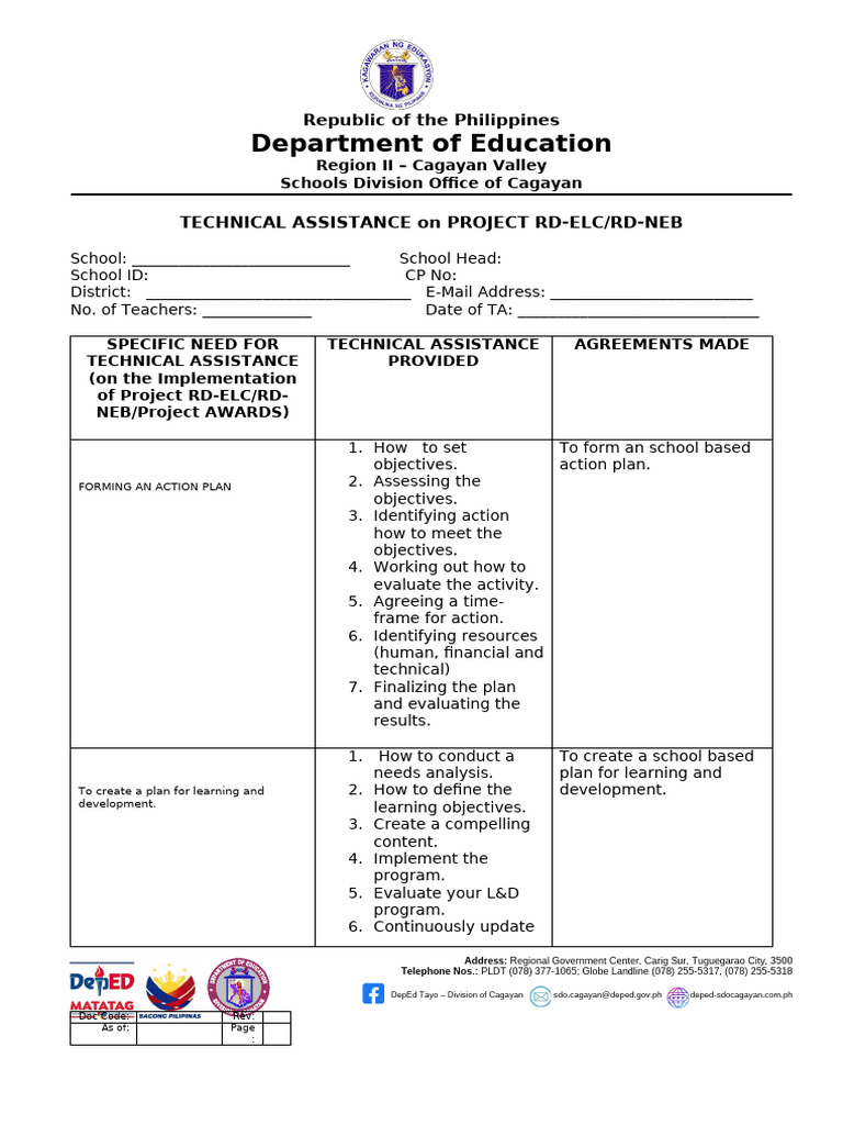 TA Form RDELC - NEB | PDF | Telecommunications