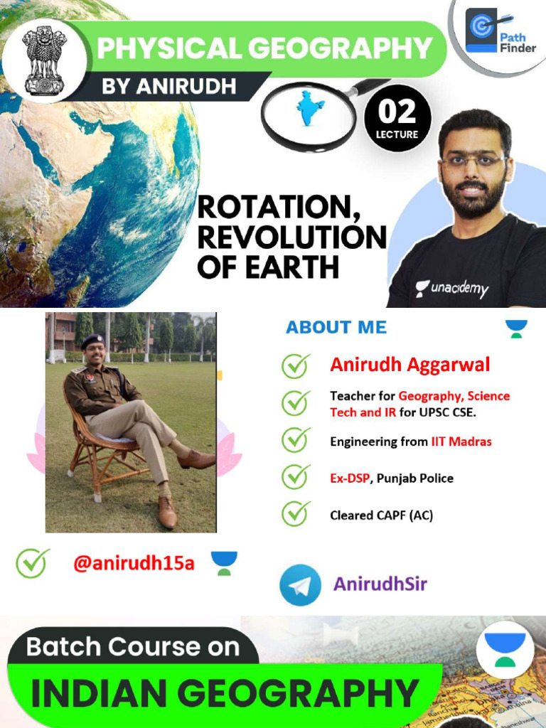 Geo-2 Rotation and Revolution of Earth | PDF | Night | Rotation