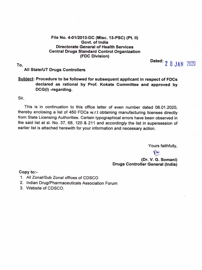 Kokate Committee Approved FDC List | PDF | Magnesium | Tablet (Pharmacy)