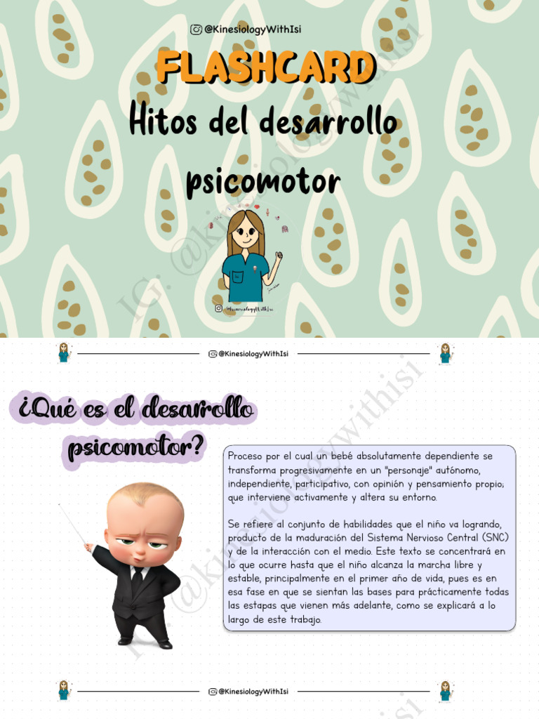 Hitos Desarrollo Psicomotor | PDF | Ciencias del comportamiento