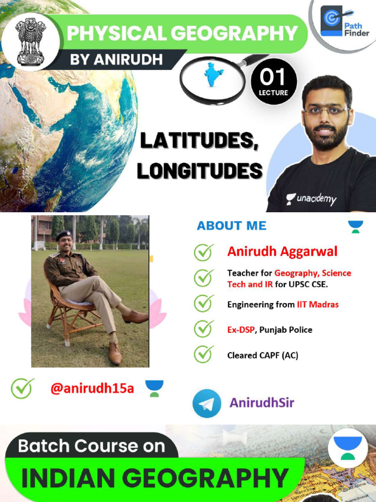 Geo-1 Latitudes, Longitudes, Time | PDF | Oceans | Greenwich Mean Time