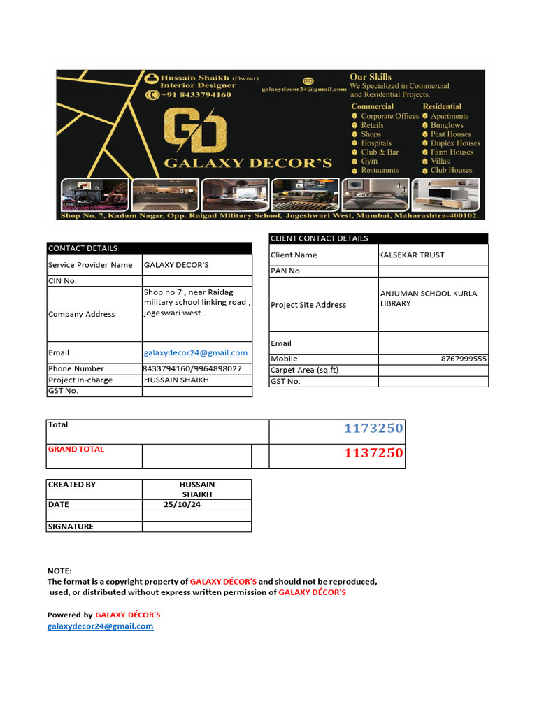 Library 1 Bill | PDF | Plaster | Ceiling