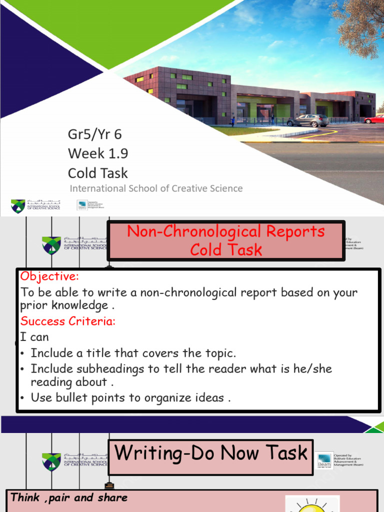 Gr5-Yr6 Cold Task Week 1.9 | PDF | Science & Mathematics