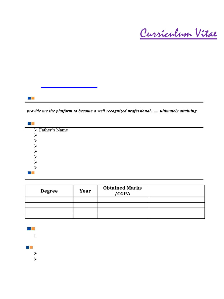 Curriculum Vitae: Muhammad Adeel Khan | PDF