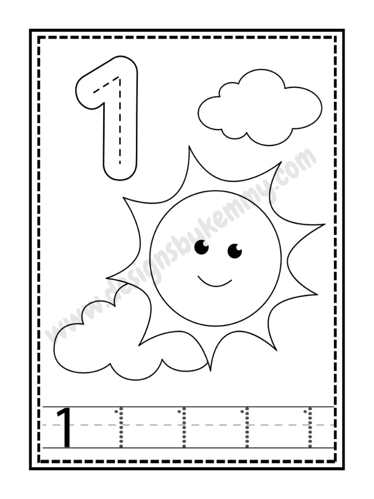 Animal-Numbers-Coloring-Worksheet-1-10-1 | PDF