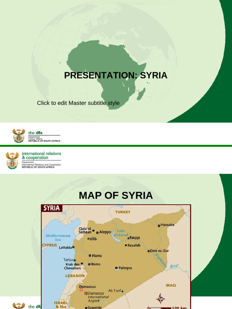 Syria Presentation | PDF | Syria | United Nations Security Council