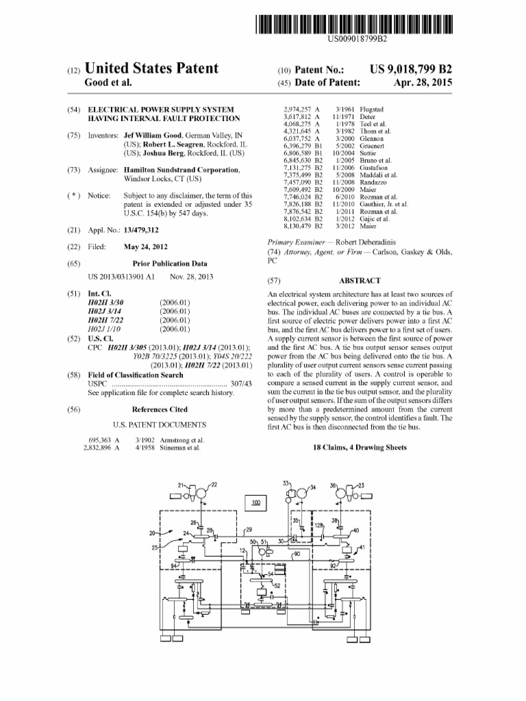 US9018799 | PDF | Electric Generator | Bus