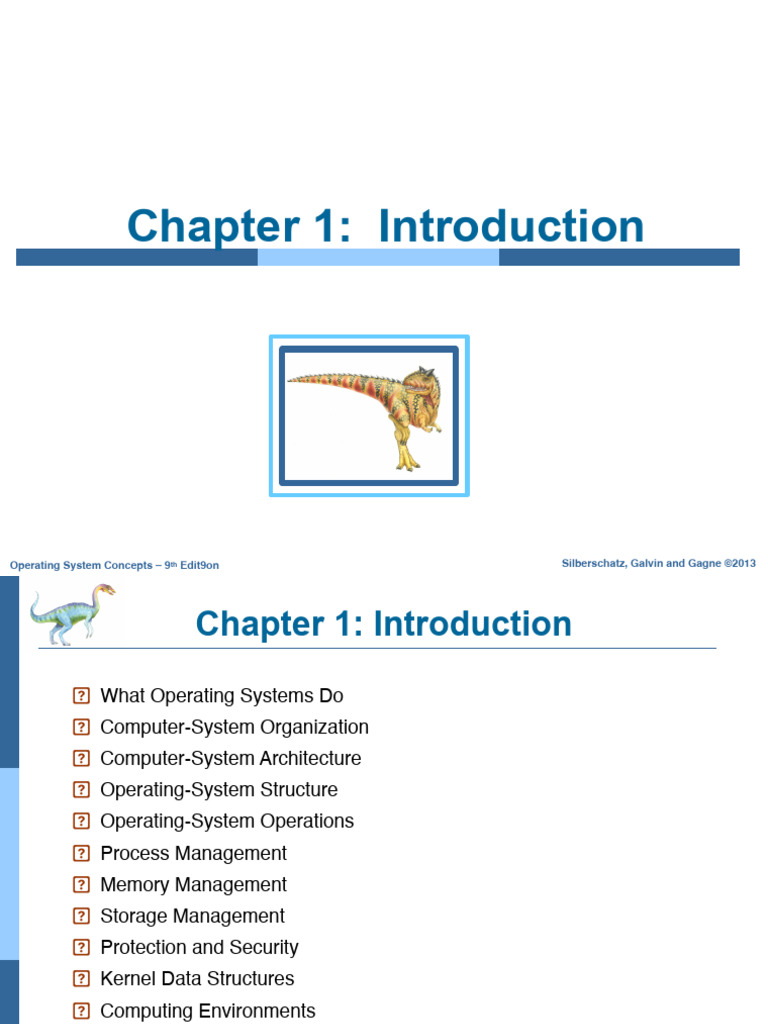 CH 1 | PDF | Operating System | Central Processing Unit