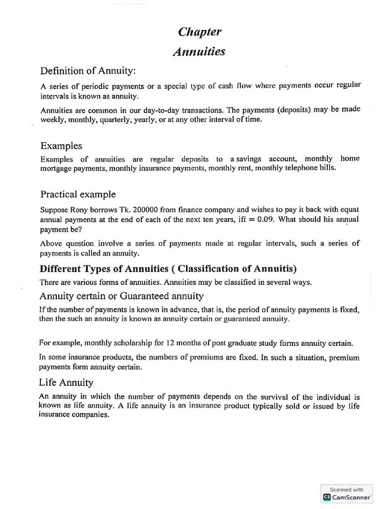 Annuity | PDF