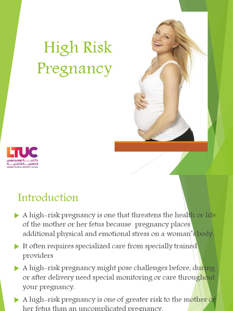 Understanding High-Risk Pregnancy Factors | PDF | Miscarriage | Pregnancy