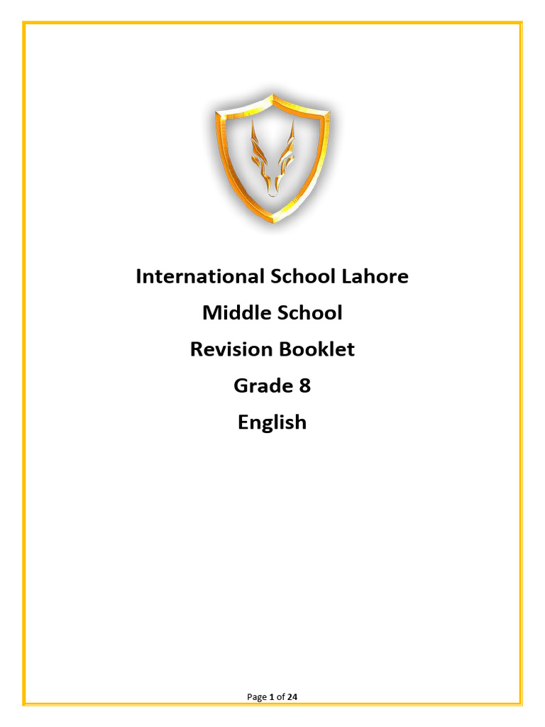 Final Revision Worksheets | PDF | Linguistics | Grammar