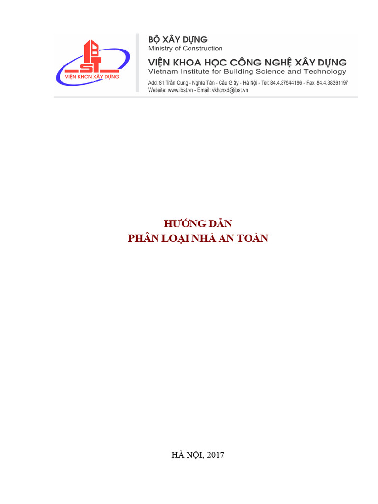 Huong Dan Phan Loai Nha An Toan | PDF