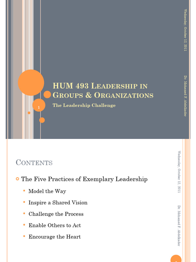 LeaderShip F21 Lecture3 Values | PDF | Leadership | Psychological Concepts