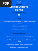 Fortnite Pro Training Routine Guide | PDF